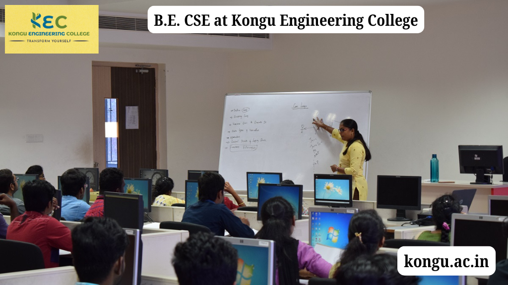 B.E. CSE at Kongu Engineering College: scope of computer science and engineering studies - KEC ...